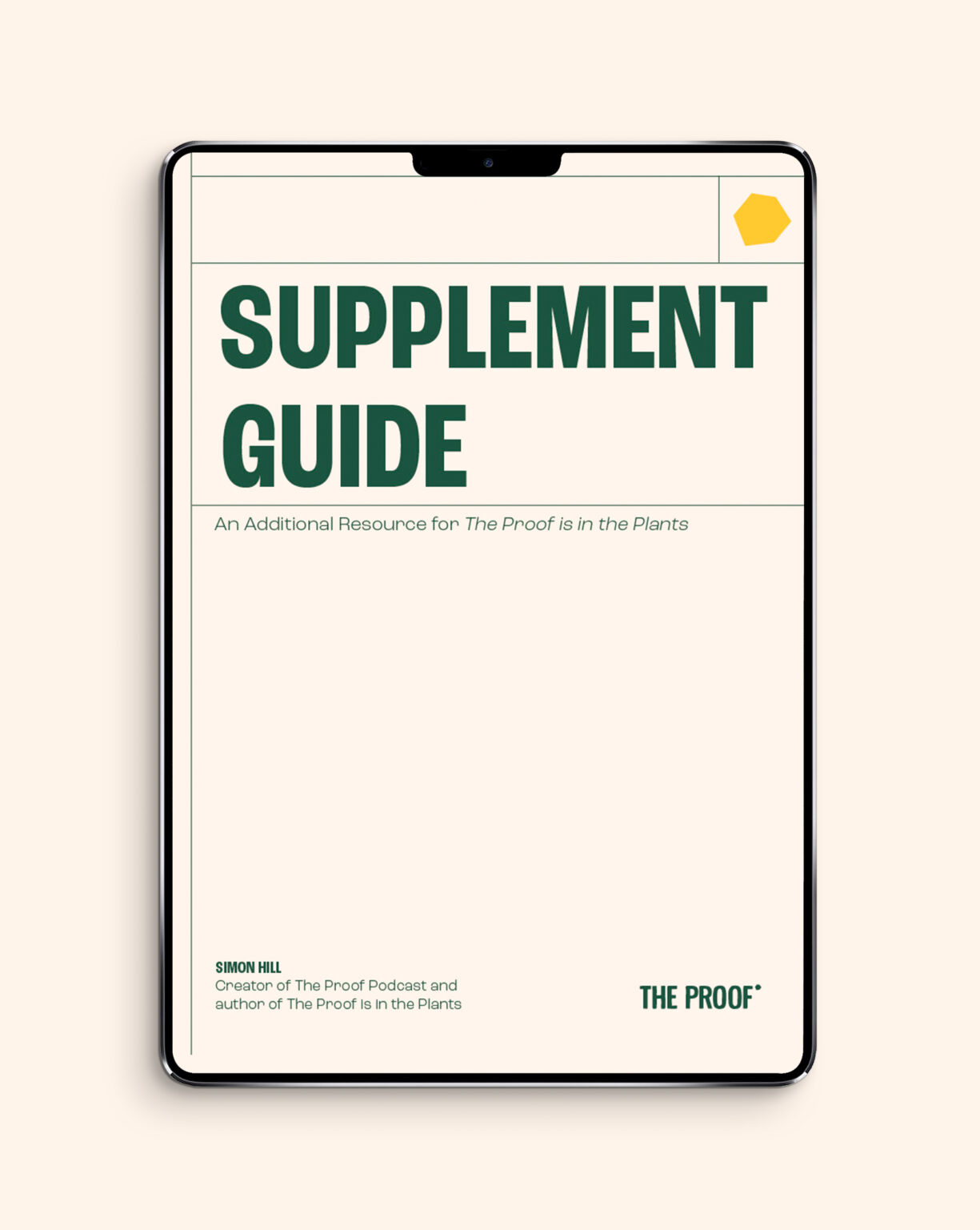 Your Supplement Guide | The Proof is in the Plants | Simon Hill
